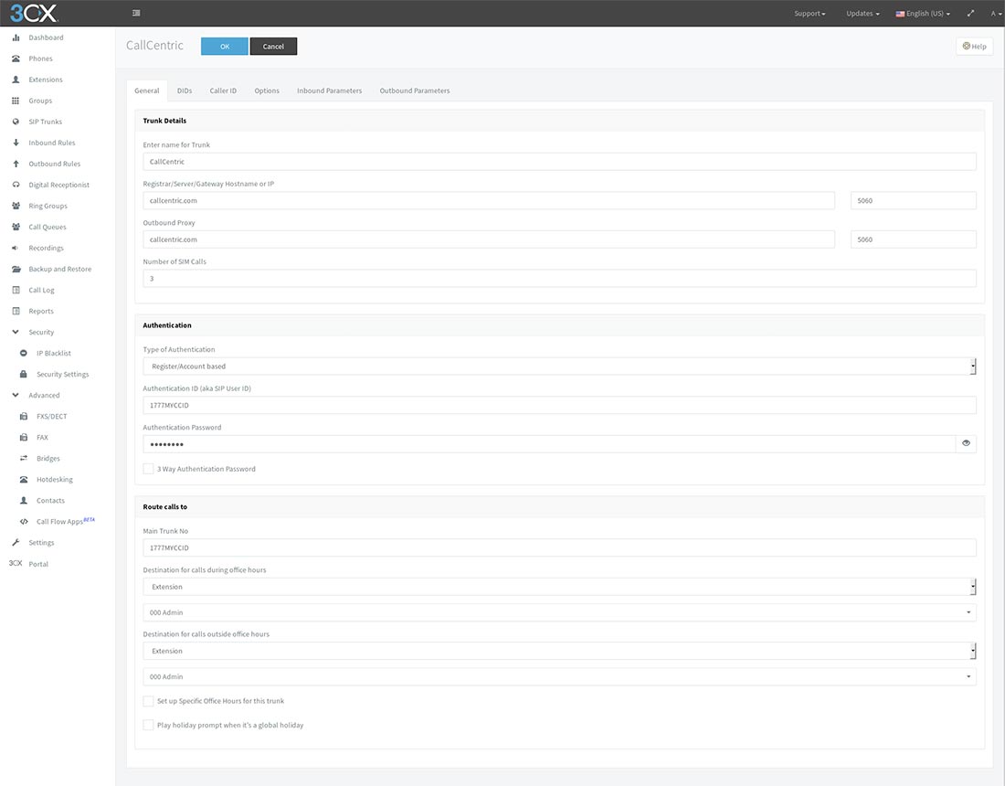 3CX Version 16 Configuration and Review