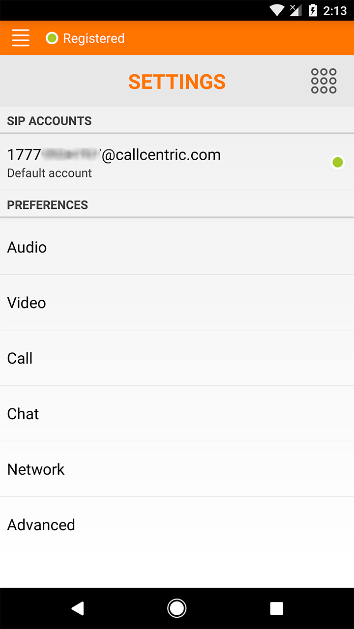 Linphone Mobile V323 Configuration And Review 